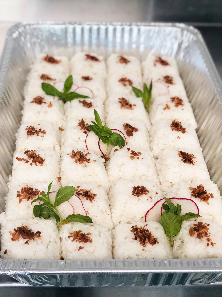 Coconut Rice Tray – Top Burmese Restaurants.